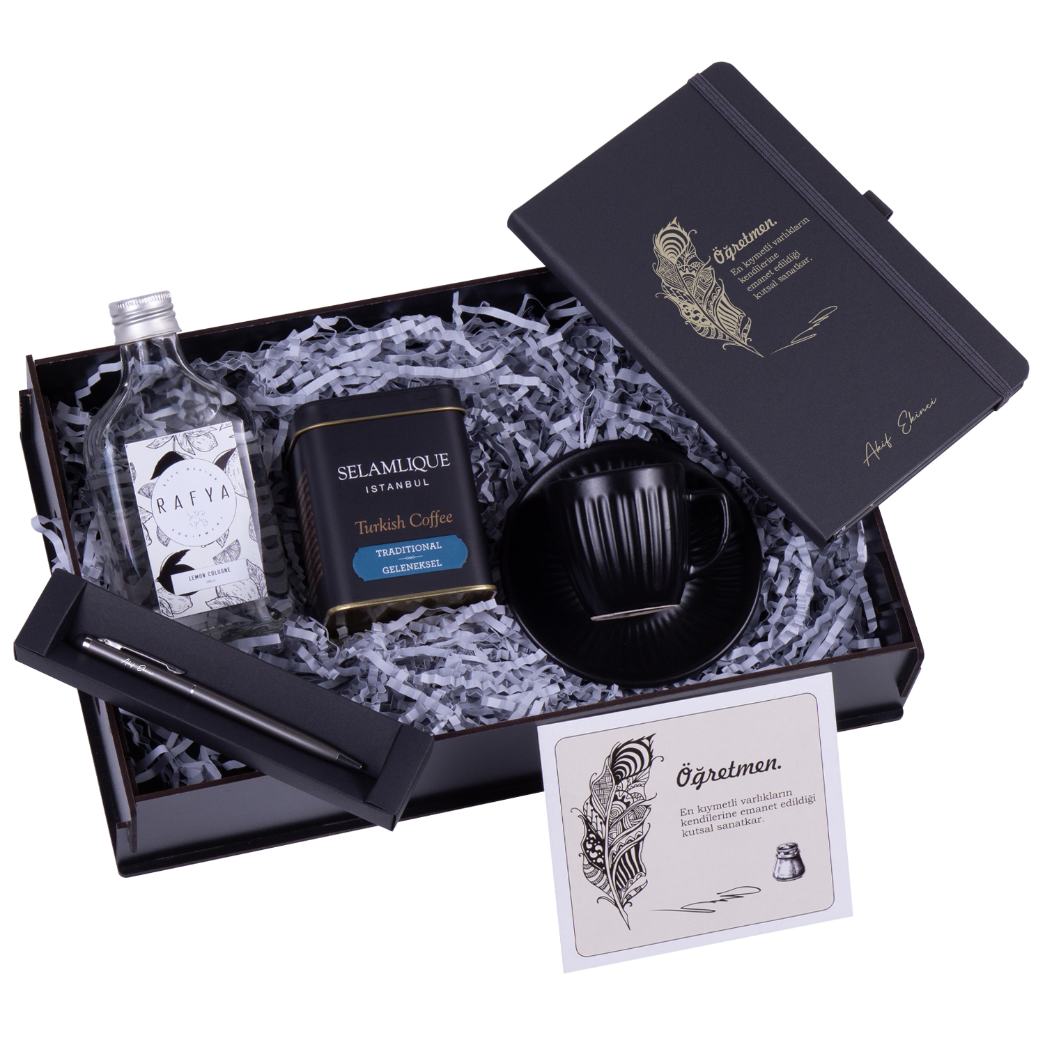 Öğretmene Hediye Notu - Kitaplı Hediye